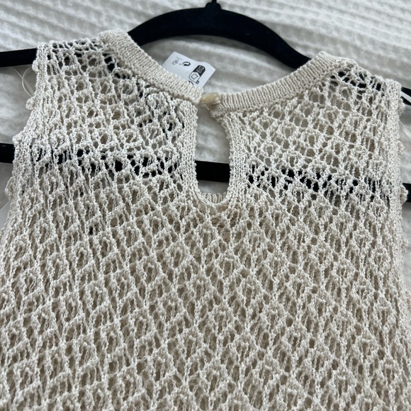 Zara | Tops | Zara Cream Knit Tank Top | Poshmark